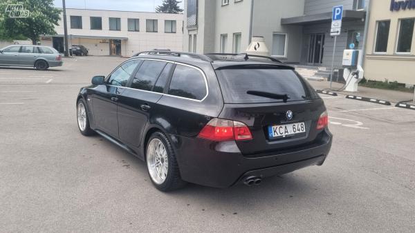 Black BMW 525 2006 in Kaunas, with an engine capacity of 2.50 L and mileage of 4 thousand km for 3450 €, photo 4 on AUTOMOTO.COM.LV