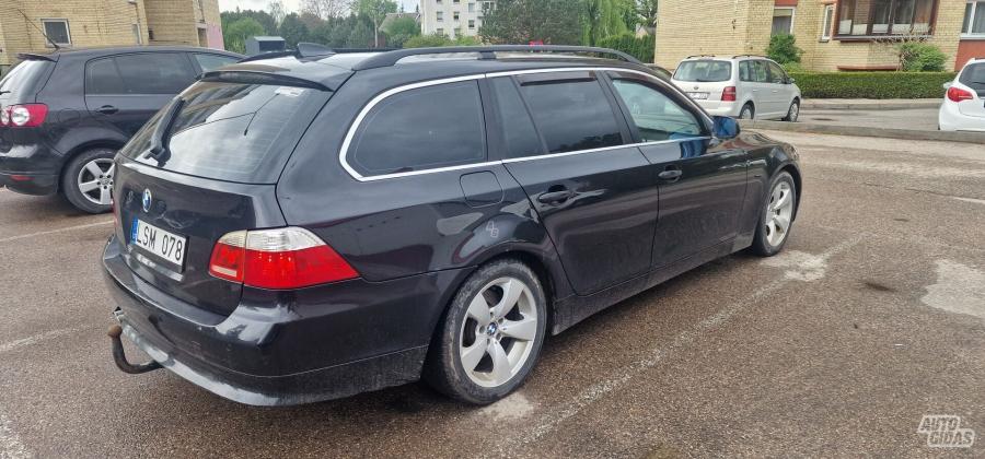 Черный БМВ 525 2006 в Каунас, объемом двигателя 2.50 л и пробегом 371 тыс. км за 2350 €, фото 1 на AUTOMOTO.COM.LV