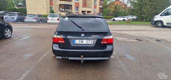 Black BMW 525 2006 in Kaunas, with an engine capacity of 2.50 L and mileage of 371 thousand km for 2350 €, photo 3 on AUTOMOTO.COM.LV