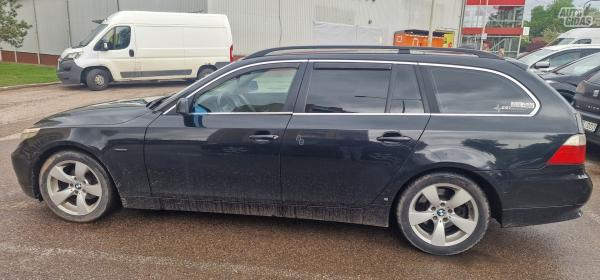 Black BMW 525 2006 in Kaunas, with an engine capacity of 2.50 L and mileage of 371 thousand km for 2350 €, photo 4 on AUTOMOTO.COM.LV