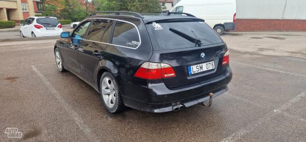 Black BMW 525 2006 in Kaunas, with an engine capacity of 2.50 L and mileage of 371 thousand km for 2350 €, photo 5 on AUTOMOTO.COM.LV
