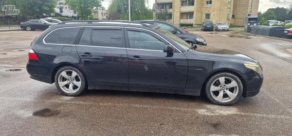 Black BMW 525 2006 in Kaunas, with an engine capacity of 2.50 L and mileage of 371 thousand km for 2350 €, photo 6 on AUTOMOTO.COM.LV