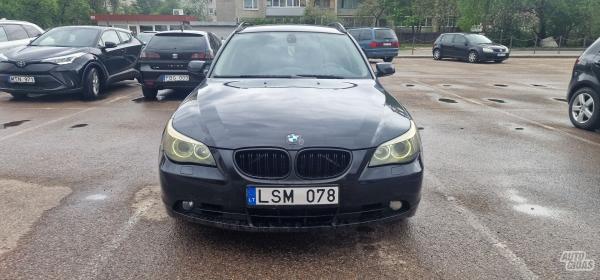 Black BMW 525 2006 in Kaunas, with an engine capacity of 2.50 L and mileage of 371 thousand km for 2350 €, photo 7 on AUTOMOTO.COM.LV