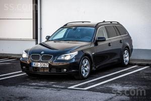 Black BMW 525 2006 in Riga, with an engine capacity of 2.50 L and mileage of 0 thousand km for 3552 €, photo  on AUTOMOTO.COM.LV