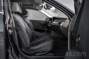 Black BMW 525 2006 in Riga, with an engine capacity of 2.50 L and mileage of 0 thousand km for 3552 €, photo 10 on AUTOMOTO.COM.LV