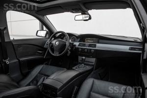 Black BMW 525 2006 in Riga, with an engine capacity of 2.50 L and mileage of 0 thousand km for 3552 €, photo 13 on AUTOMOTO.COM.LV