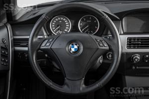 Black BMW 525 2006 in Riga, with an engine capacity of 2.50 L and mileage of 0 thousand km for 3552 €, photo 20 on AUTOMOTO.COM.LV