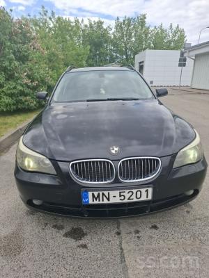 Melns BMW 525 2006 Rīga, ar dzinēja tilpumu 2.50 L un nobraukumu 392 tūkst. km par 3000 €, foto  vietnē AUTOMOTO.COM.LV