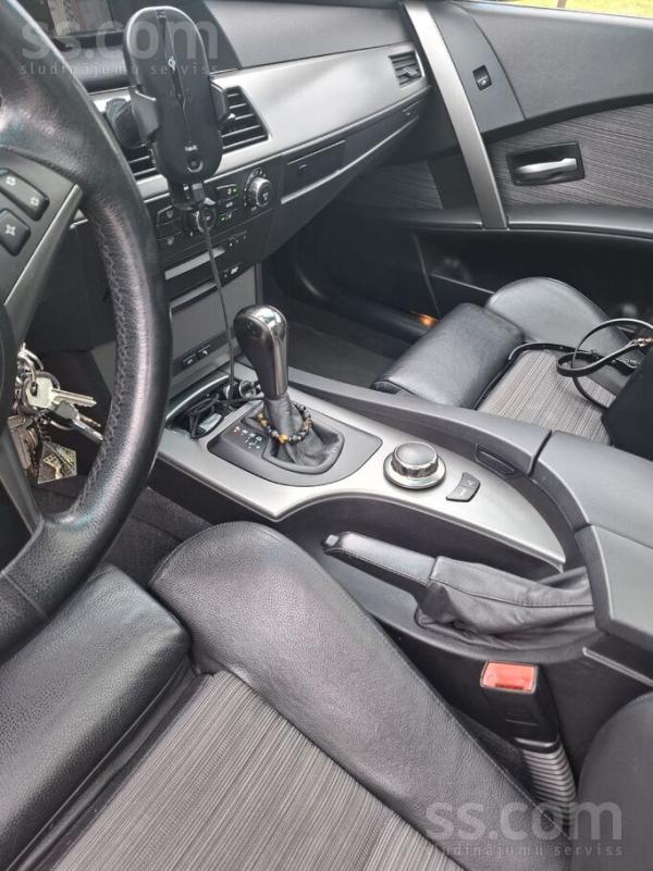 Melns BMW 525 2006 Rīga, ar dzinēja tilpumu 2.50 L un nobraukumu 392 tūkst. km par 3000 €, foto 2 vietnē AUTOMOTO.COM.LV