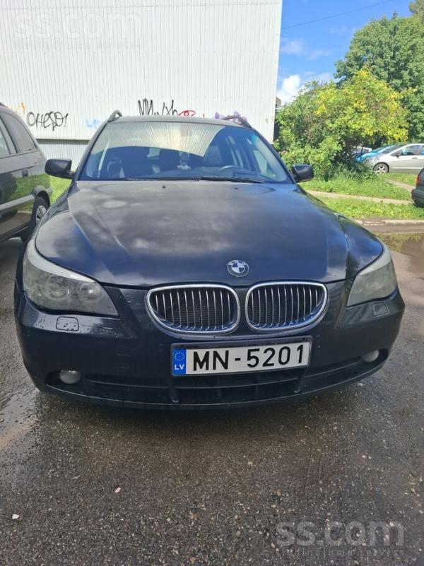 Melns BMW 525 2006 Rīga, ar dzinēja tilpumu 2.50 L un nobraukumu 392 tūkst. km par 2000 €, foto 1 vietnē AUTOMOTO.COM.LV