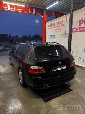 Черный БМВ 525 2006 в Рига, объемом двигателя 2.50 л и пробегом 370 тыс. км за 4000 €, фото 3 на AUTOMOTO.COM.LV