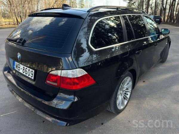 Black BMW 525 2006 in Jurmala, with an engine capacity of 2.50 L and mileage of 394 thousand km for 3000 €, photo 7 on AUTOMOTO.COM.LV