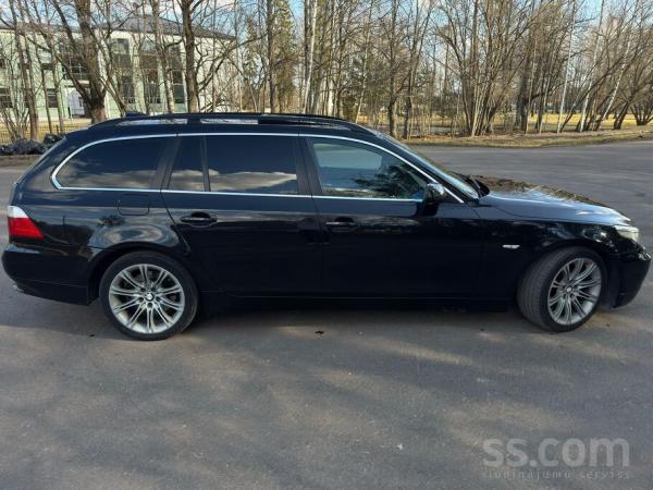 Black BMW 525 2006 in Jurmala, with an engine capacity of 2.50 L and mileage of 394 thousand km for 3000 €, photo 9 on AUTOMOTO.COM.LV