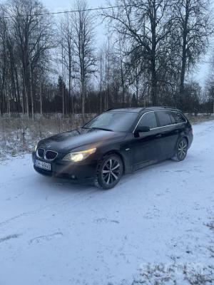 Черный БМВ 525 2006 в Мадона, объемом двигателя 2.50 л и пробегом 282 тыс. км за 3150 €, фото  на AUTOMOTO.COM.LV