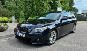 Black BMW 525 2006 in Jelgava, with an engine capacity of 2.50 L and mileage of 501 thousand km for 1200 €, photo  on AUTOMOTO.COM.LV