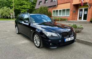 Black BMW 525 2006 in Jelgava, with an engine capacity of 2.50 L and mileage of 501 thousand km for 1200 €, photo 3 on AUTOMOTO.COM.LV