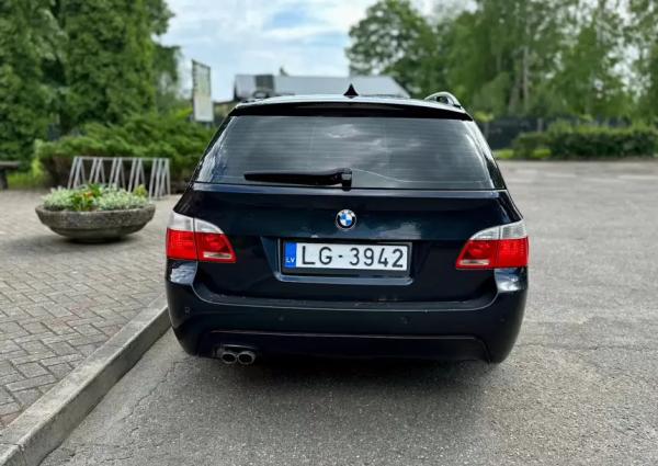 Black BMW 525 2006 in Jelgava, with an engine capacity of 2.50 L and mileage of 501 thousand km for 1200 €, photo 6 on AUTOMOTO.COM.LV