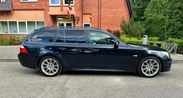 Black BMW 525 2006 in Jelgava, with an engine capacity of 2.50 L and mileage of 501 thousand km for 1200 €, photo 8 on AUTOMOTO.COM.LV