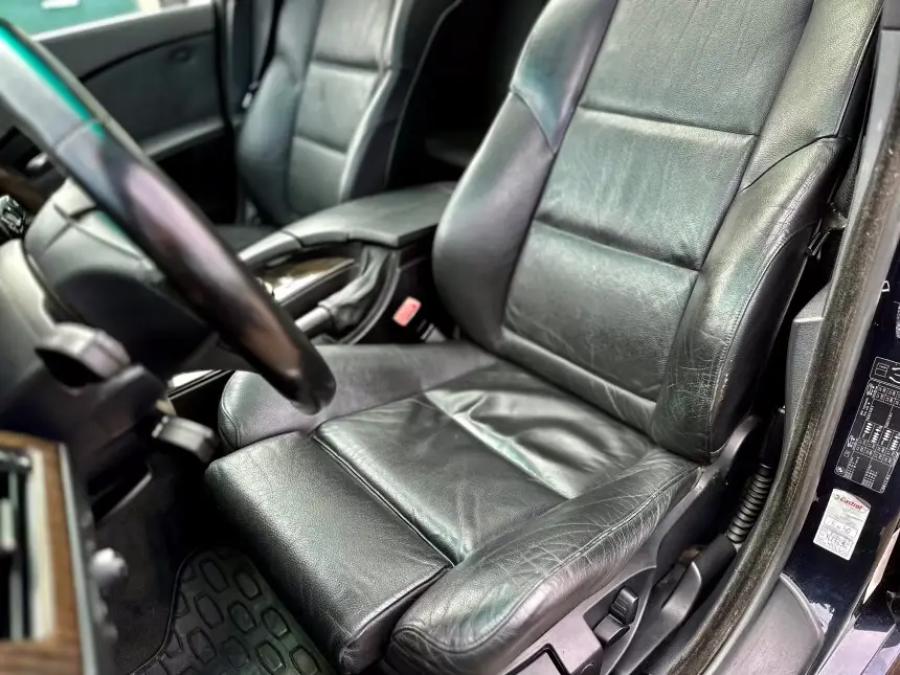 Black BMW 525 2006 in Jelgava, with an engine capacity of 2.50 L and mileage of 501 thousand km for 1200 €, photo 21 on AUTOMOTO.COM.LV