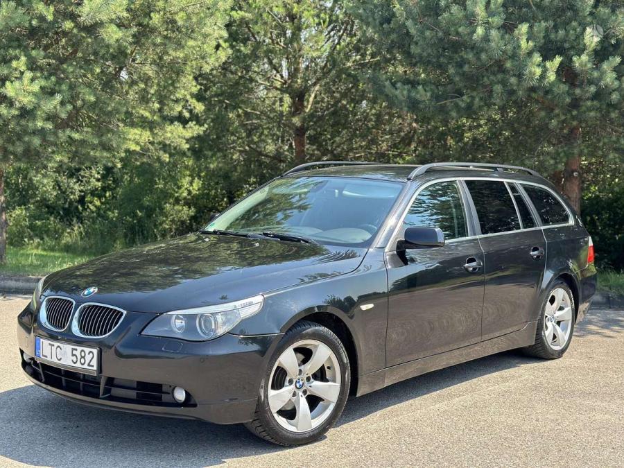 Melns BMW 525 2006 Viļņa, ar dzinēja tilpumu 2.50 L un nobraukumu 427 tūkst. km par 2200 €, foto 1 vietnē AUTOMOTO.COM.LV