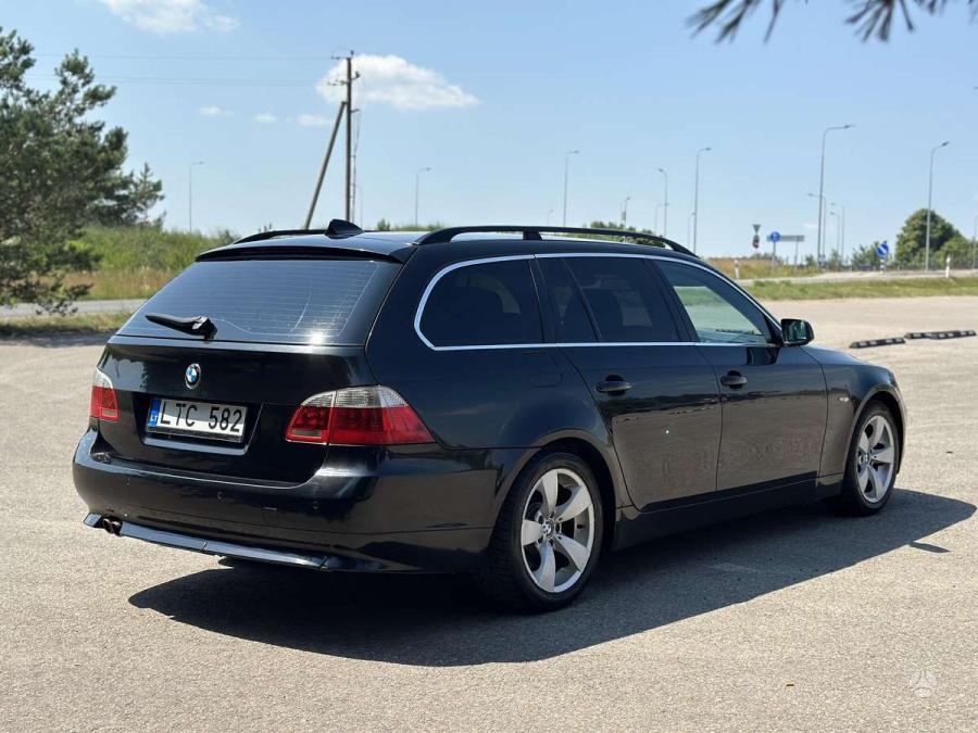 Melns BMW 525 2006 Viļņa, ar dzinēja tilpumu 2.50 L un nobraukumu 427 tūkst. km par 2200 €, foto 5 vietnē AUTOMOTO.COM.LV