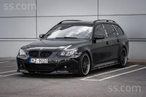 Black BMW 525 2006 in Riga, with an engine capacity of 2.50 L and mileage of 329 thousand km for 6995 €, photo  on AUTOMOTO.COM.LV