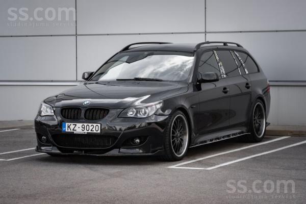 Black BMW 525 2006 in Riga, with an engine capacity of 2.50 L and mileage of 329 thousand km for 6995 €, photo 1 on AUTOMOTO.COM.LV