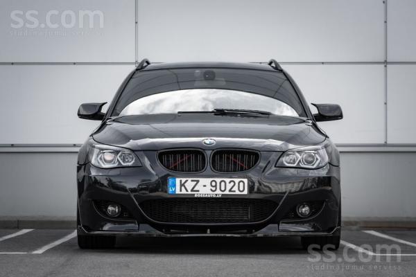 Black BMW 525 2006 in Riga, with an engine capacity of 2.50 L and mileage of 329 thousand km for 6995 €, photo 2 on AUTOMOTO.COM.LV