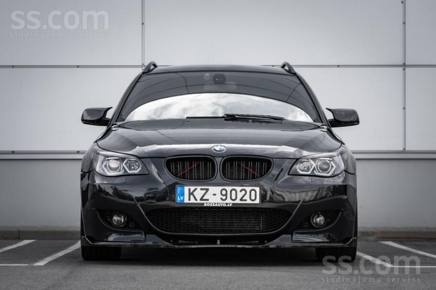 Black BMW 525 2006 in Riga, with an engine capacity of 2.50 L and mileage of 329 thousand km for 6995 €, photo 3 on AUTOMOTO.COM.LV