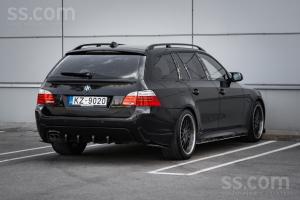 Black BMW 525 2006 in Riga, with an engine capacity of 2.50 L and mileage of 329 thousand km for 6995 €, photo 5 on AUTOMOTO.COM.LV