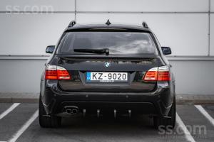 Black BMW 525 2006 in Riga, with an engine capacity of 2.50 L and mileage of 329 thousand km for 6995 €, photo 6 on AUTOMOTO.COM.LV
