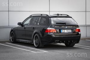 Black BMW 525 2006 in Riga, with an engine capacity of 2.50 L and mileage of 329 thousand km for 6995 €, photo 7 on AUTOMOTO.COM.LV
