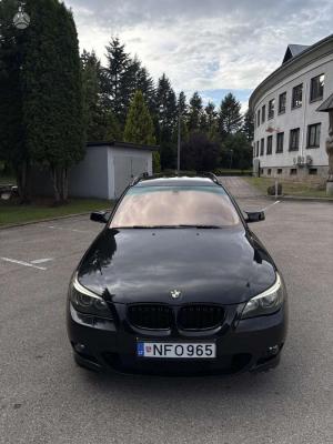 Black BMW 525 2006 in Alytus, with an engine capacity of 2.50 L and mileage of 375 thousand km for 3450 €, photo 3 on AUTOMOTO.COM.LV