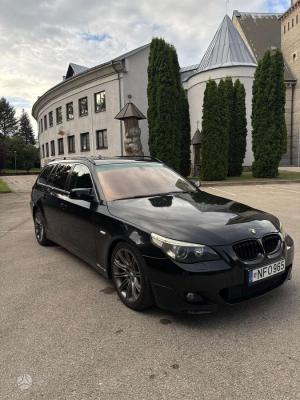 Black BMW 525 2006 in Alytus, with an engine capacity of 2.50 L and mileage of 375 thousand km for 3450 €, photo 5 on AUTOMOTO.COM.LV
