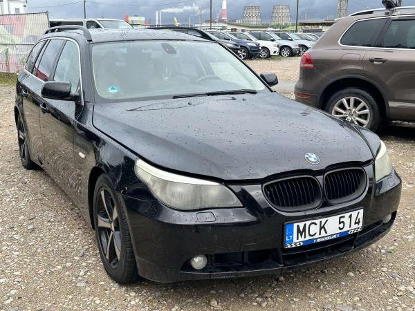 Melns BMW 525 2006 Viļņa, ar dzinēja tilpumu 2.50 L un nobraukumu 373 tūkst. km par 1600 €, foto 1 vietnē AUTOMOTO.COM.LV