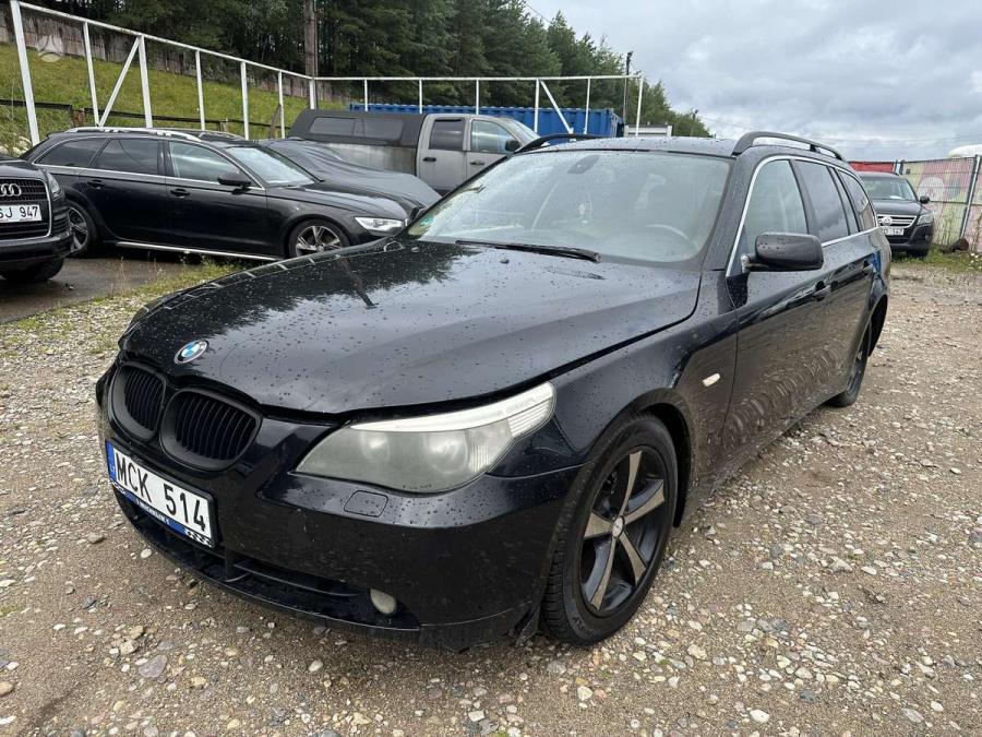 Черный БМВ 525 2006 в Вильнюс, объемом двигателя 2.50 л и пробегом 373 тыс. км за 1600 €, фото 4 на AUTOMOTO.COM.LV