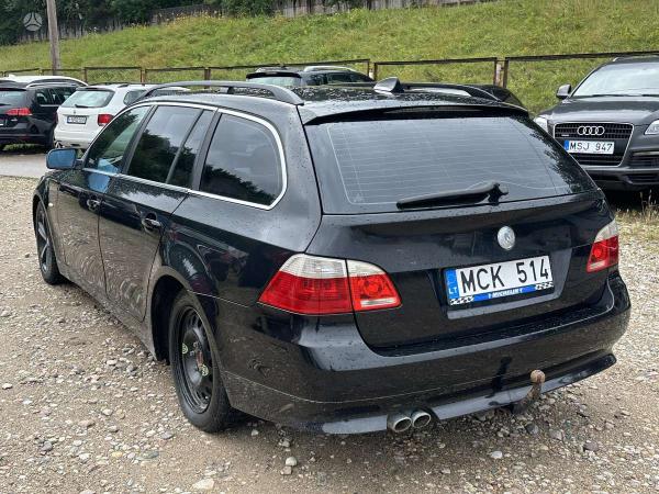 Melns BMW 525 2006 Viļņa, ar dzinēja tilpumu 2.50 L un nobraukumu 373 tūkst. km par 1600 €, foto 4 vietnē AUTOMOTO.COM.LV