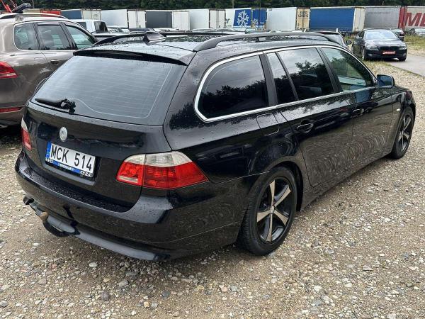 Melns BMW 525 2006 Viļņa, ar dzinēja tilpumu 2.50 L un nobraukumu 373 tūkst. km par 1600 €, foto 6 vietnē AUTOMOTO.COM.LV
