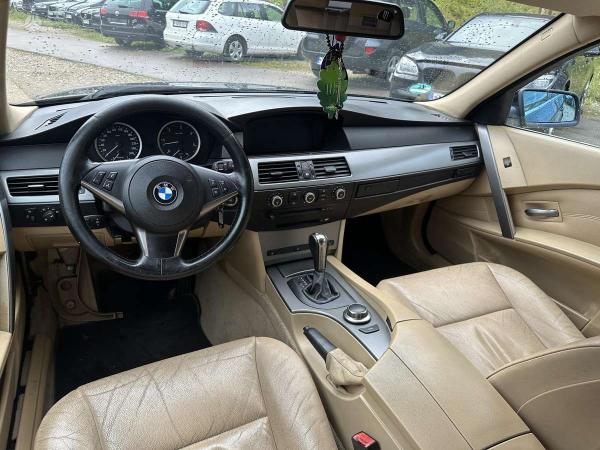 Melns BMW 525 2006 Viļņa, ar dzinēja tilpumu 2.50 L un nobraukumu 373 tūkst. km par 1600 €, foto 7 vietnē AUTOMOTO.COM.LV