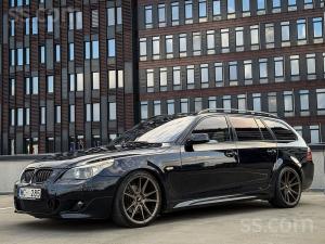 Black BMW 525 2006 in Riga, with an engine capacity of 2.50 L and mileage of 383 thousand km for 3750 €, photo 3 on AUTOMOTO.COM.LV