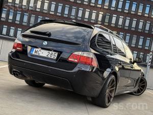 Black BMW 525 2006 in Riga, with an engine capacity of 2.50 L and mileage of 383 thousand km for 3750 €, photo 7 on AUTOMOTO.COM.LV