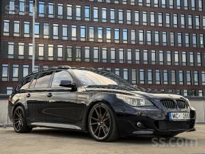 Black BMW 525 2006 in Riga, with an engine capacity of 2.50 L and mileage of 383 thousand km for 3750 €, photo 8 on AUTOMOTO.COM.LV