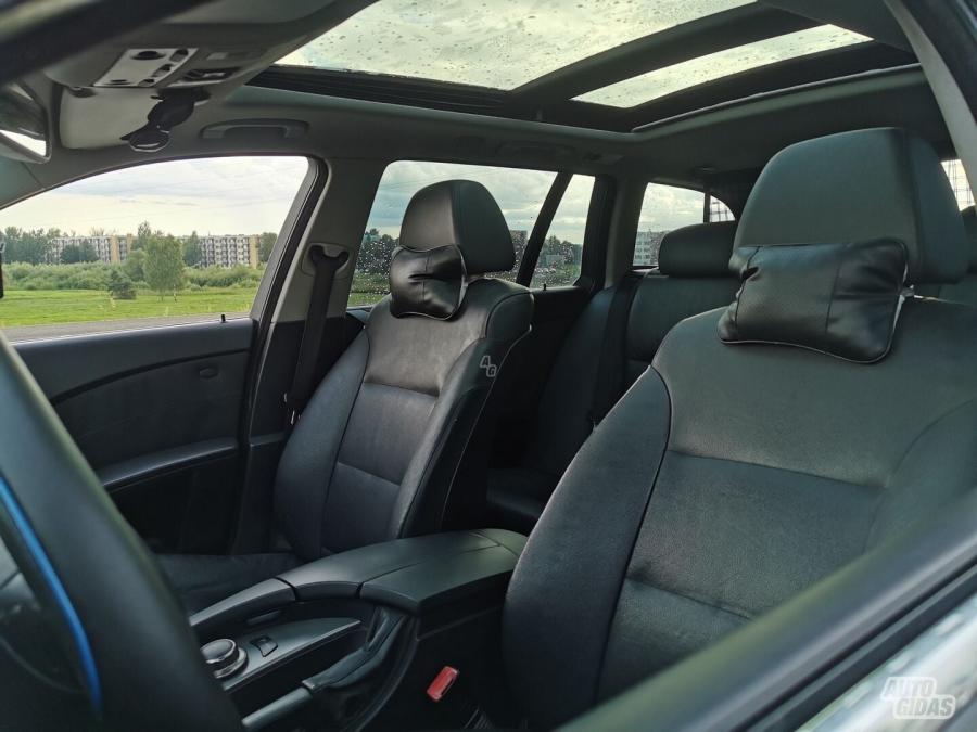 Black BMW 525 2006 in Utena, with an engine capacity of 2.50 L and mileage of 471 thousand km for 2800 €, photo 19 on AUTOMOTO.COM.LV