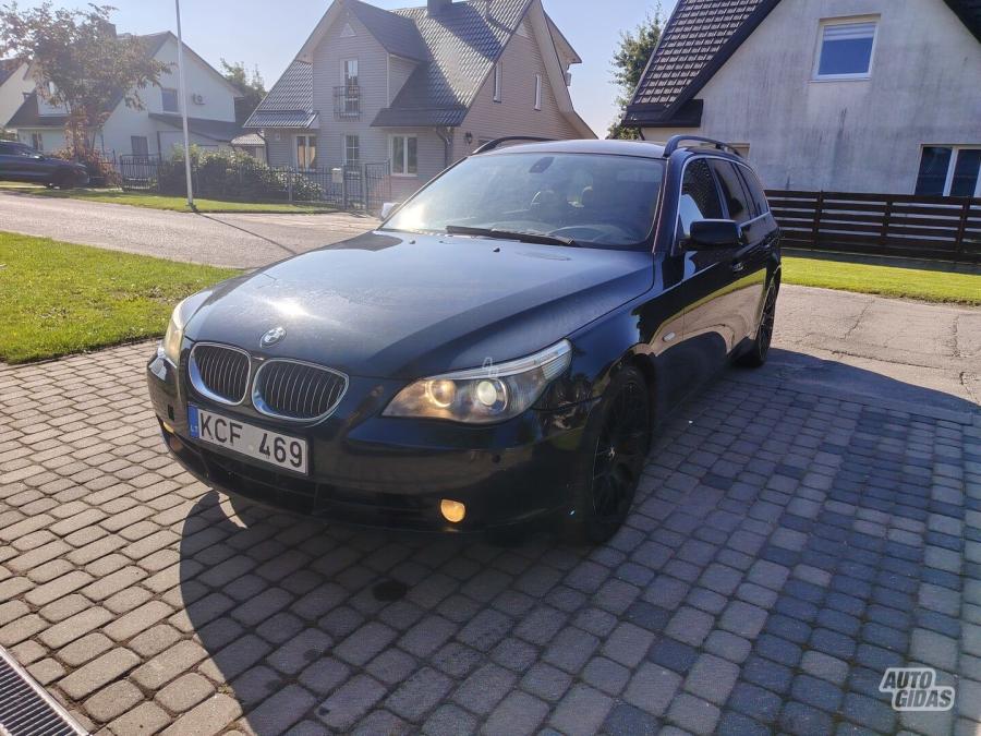 Melns BMW 525 2006 Mažeikiai, ar dzinēja tilpumu 2.50 L un nobraukumu 379 tūkst. km par 2350 €, foto 1 vietnē AUTOMOTO.COM.LV