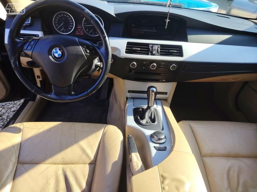 Melns BMW 525 2006 Mažeikiai, ar dzinēja tilpumu 2.50 L un nobraukumu 379 tūkst. km par 2350 €, foto 10 vietnē AUTOMOTO.COM.LV
