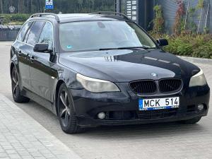 Black BMW 525 2006 in Vilnius, with an engine capacity of 2.50 L and mileage of 372 thousand km for 1450 €, photo 3 on AUTOMOTO.COM.LV