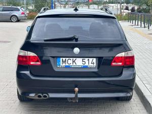 Black BMW 525 2006 in Vilnius, with an engine capacity of 2.50 L and mileage of 372 thousand km for 1450 €, photo 5 on AUTOMOTO.COM.LV