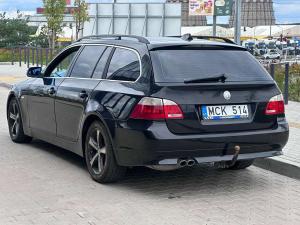 Black BMW 525 2006 in Vilnius, with an engine capacity of 2.50 L and mileage of 372 thousand km for 1450 €, photo 6 on AUTOMOTO.COM.LV