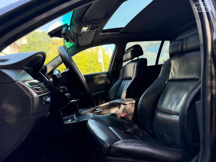 Melns BMW 525 2006 Kauņa, ar dzinēja tilpumu 2.50 L un nobraukumu 324 tūkst. km par 4000 €, foto 17 vietnē AUTOMOTO.COM.LV