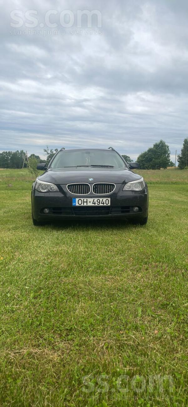 Melns BMW 525 2006 Madona, ar dzinēja tilpumu 2.50 L un nobraukumu 288 tūkst. km par 2700 €, foto 1 vietnē AUTOMOTO.COM.LV